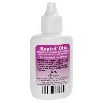 Baytril Otic for Dogs - Ear Infection Antibiotic | VetRxDirect Pharmacy