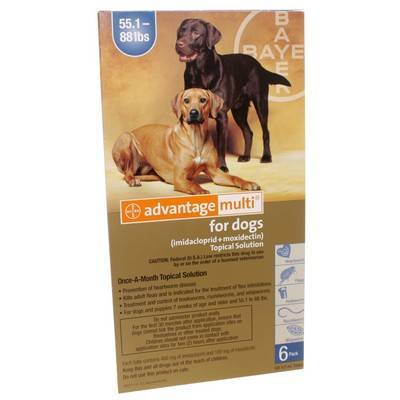 Advantage Multi for Dogs - Heartworm/Flea Med | VetRxDirect | 88.1-110 ...