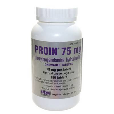 Proin: Phenylpropanolamine - Chewable Tablets and Drops for Dogs