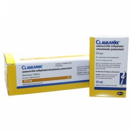 Clavamox - Antibiotic Tablets and Drops for Dogs and Cats | VetRxDirect ...