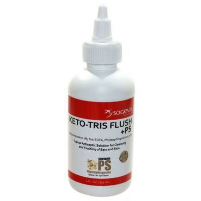 Keto-TRIS Flush +PS for Dogs and Cats: Ear Cleaning Solution | VetRxDirect
