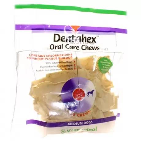 Dentahex Oral Care Chews for Dogs - Chlorhexidine for Dogs ...