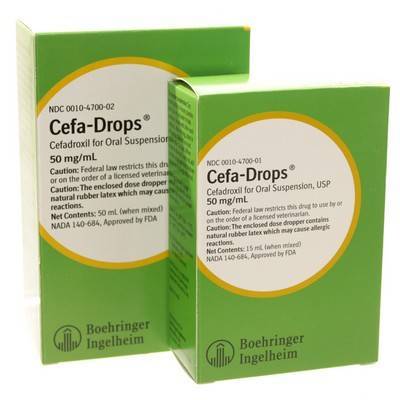 Cefa-Drops - Oral Cefadroxil for Pets | VetRxDirect