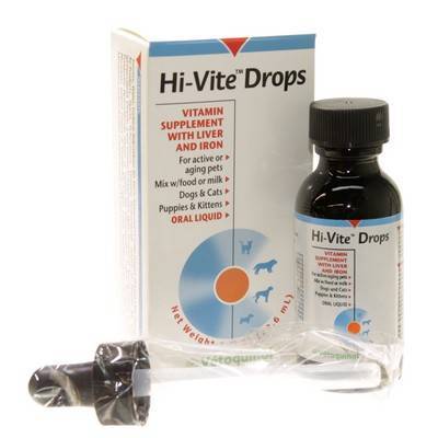 Hi-Vite Drops for Dogs and Cats - Dog Liquid Vitamin | VetRxDirect Pharmacy