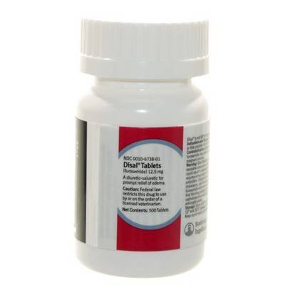 Disal Tablets - Furosemide Diuretic for Dogs | VetRxDirect
