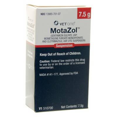MotaZol for Dogs - Canine Ear Suspension | VetRxDirect Pharmacy