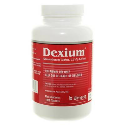 Dexium: Dexamethasone - Anti-Inflammatory for Pets - VetRxDirect