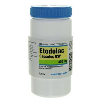 Etodolac nonsteroidal anti-inflammatory drug (NSAID) for dogs | 400mg ...