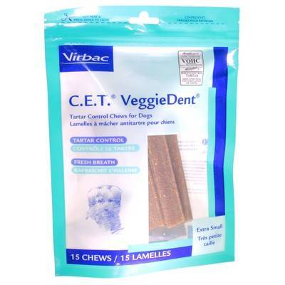 C.E.T. VeggieDent: Vegetable-Based Chews for Dogs: VetRxDirect | Small ...