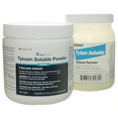 Tylan: Powdered Tylosin Base - Antibiotic - VetRxDirect