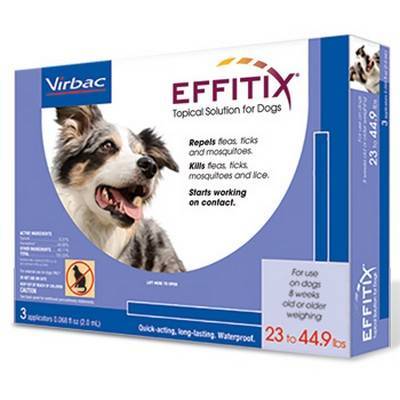 Effitix: Topical Flea, Tick Control for Dogs | VetRxDirect
