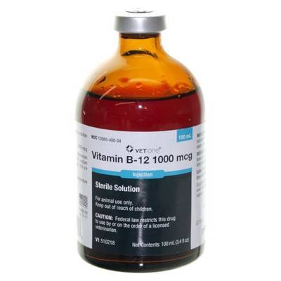 Vitamin B-12 1000mcg - Injection for Pets | VetRxDirect
