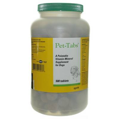 Pet-Tabs: Vitamin-Mineral for Dogs | VetRxDirect Pharmacy | 500 Tablets