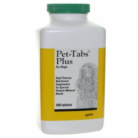Pet-Tabs Plus - Vitamin and Mineral for Dogs | VetRxDirect | 180 Tablets